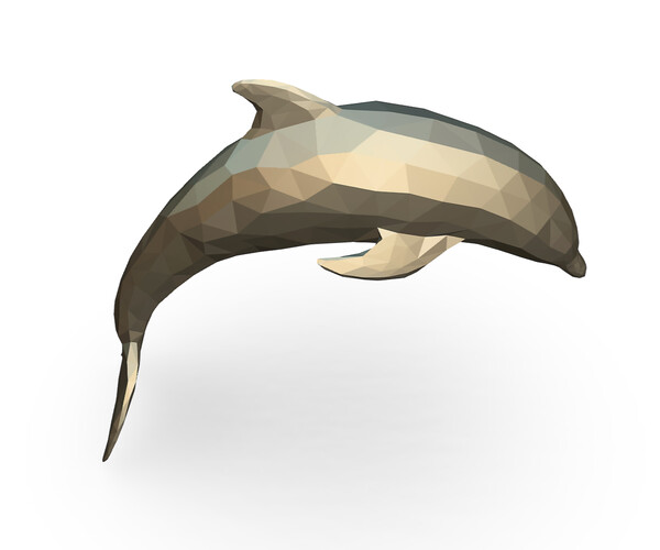 ArtStation - dolphin figure | Resources