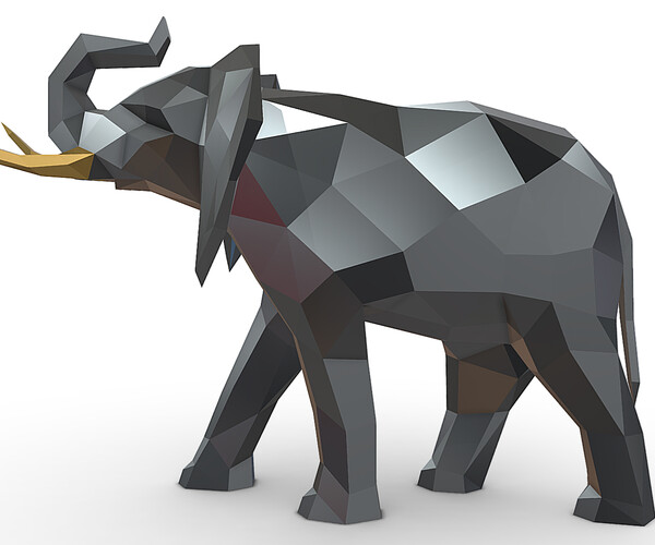 ArtStation - elephant figure | Resources