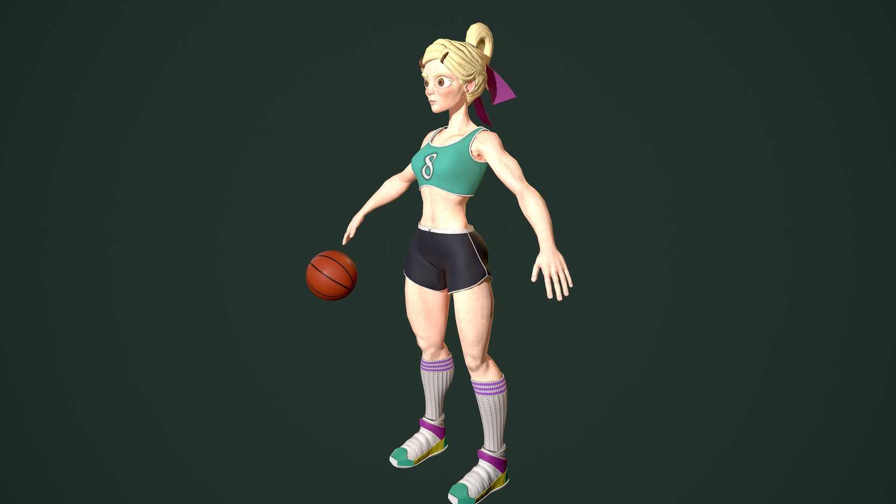 ArtStation - Sports girl | Game Assets
