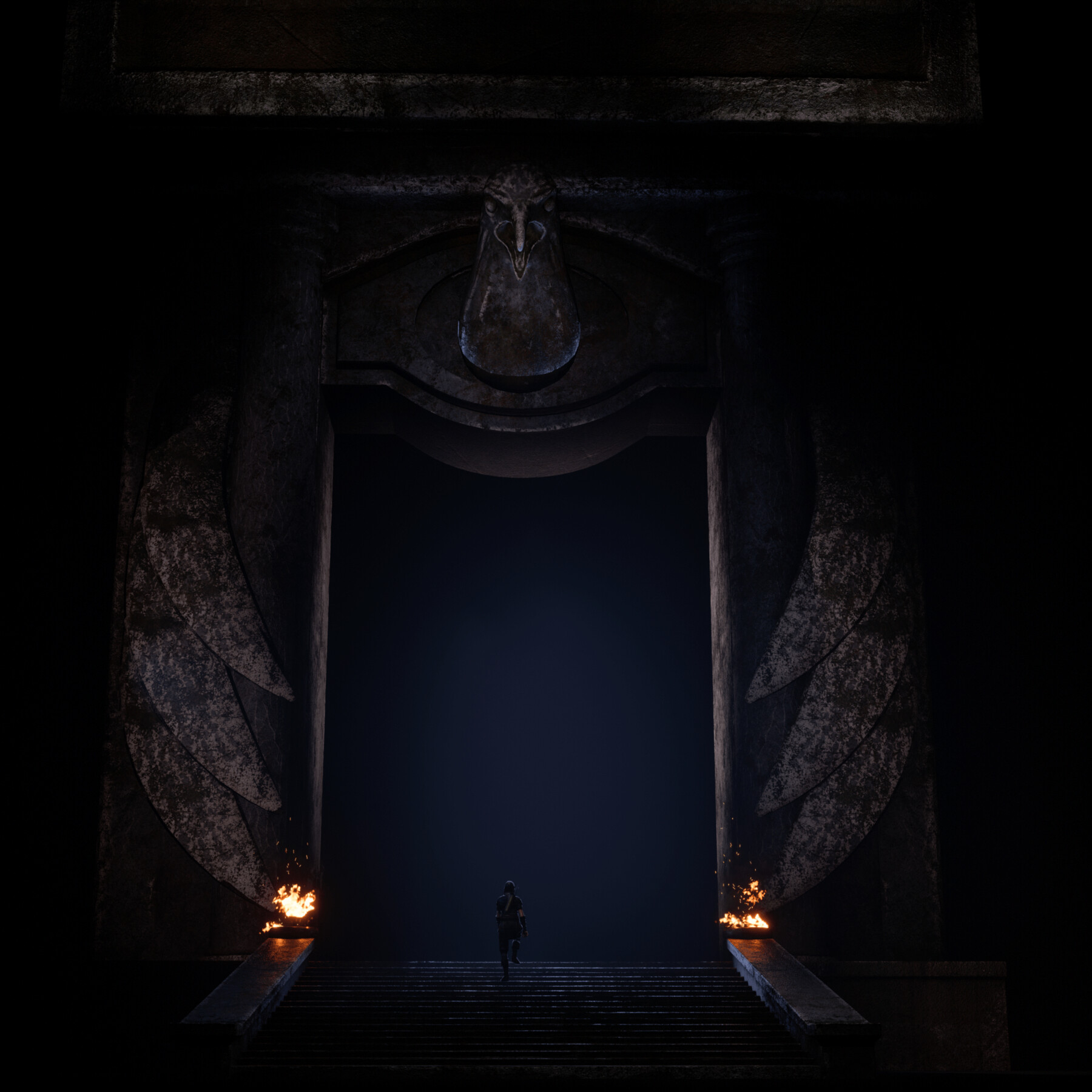 ArtStation - Game ready Ancient Gate. | Game Assets