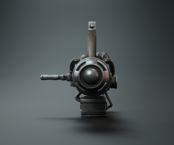 ArtStation - Minigun | Game Assets