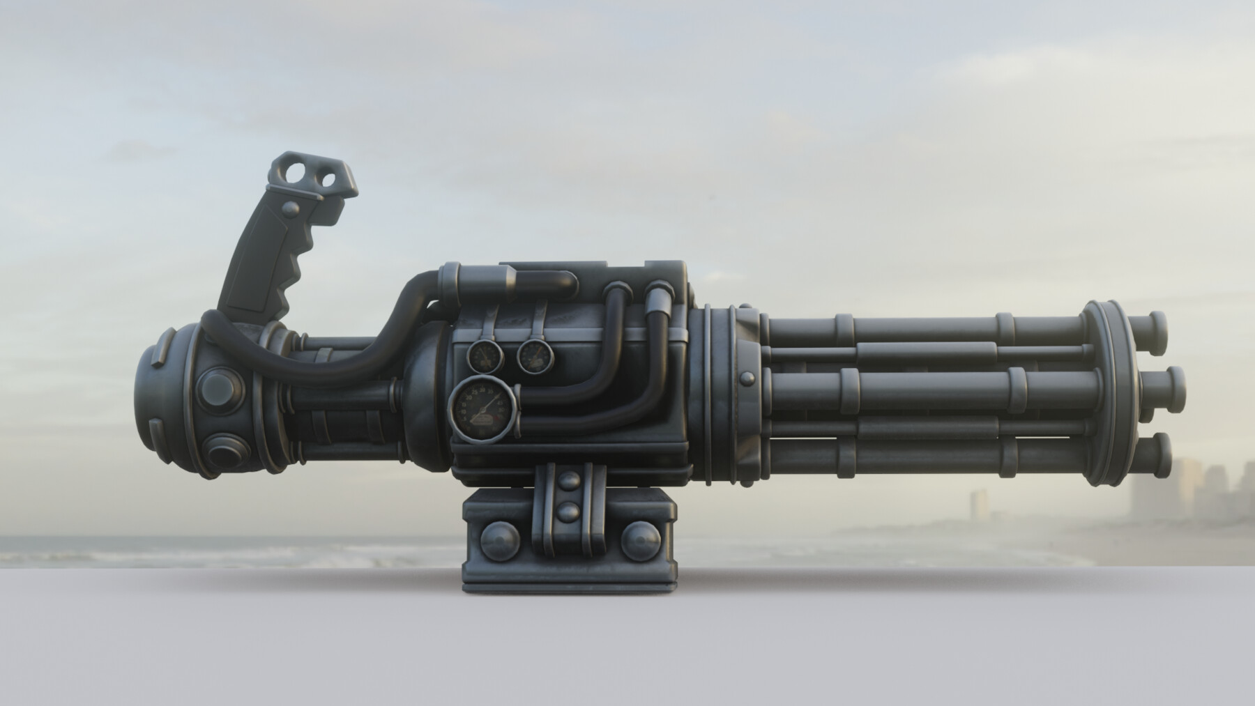 ArtStation - Minigun | Game Assets