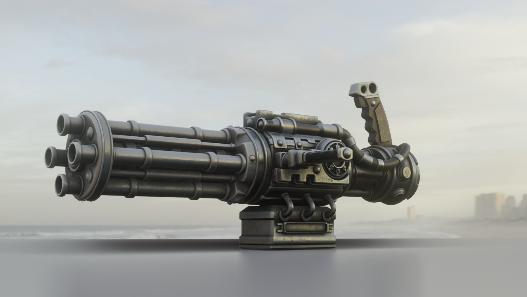 ArtStation - Minigun | Game Assets