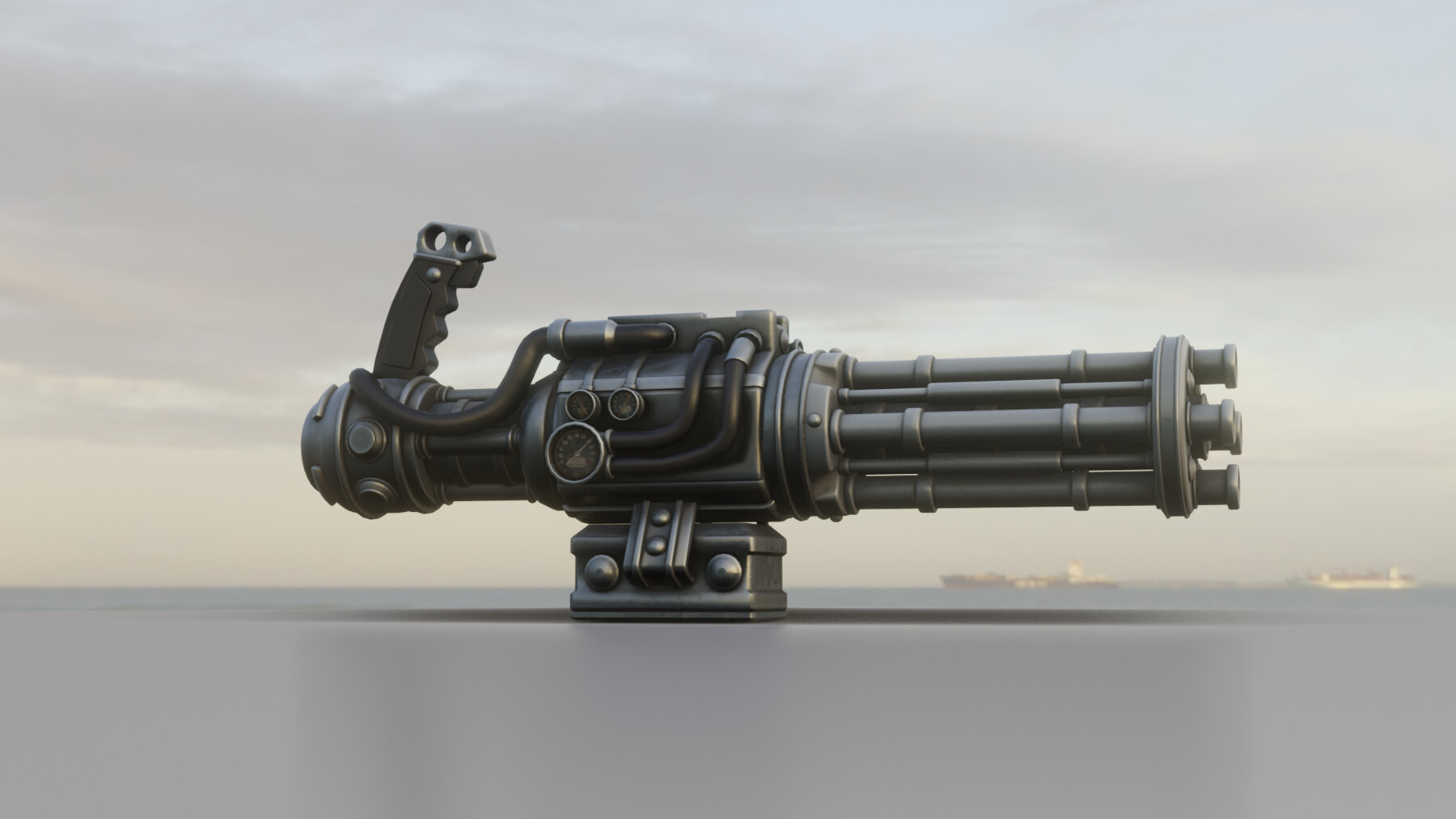 ArtStation - Minigun | Game Assets