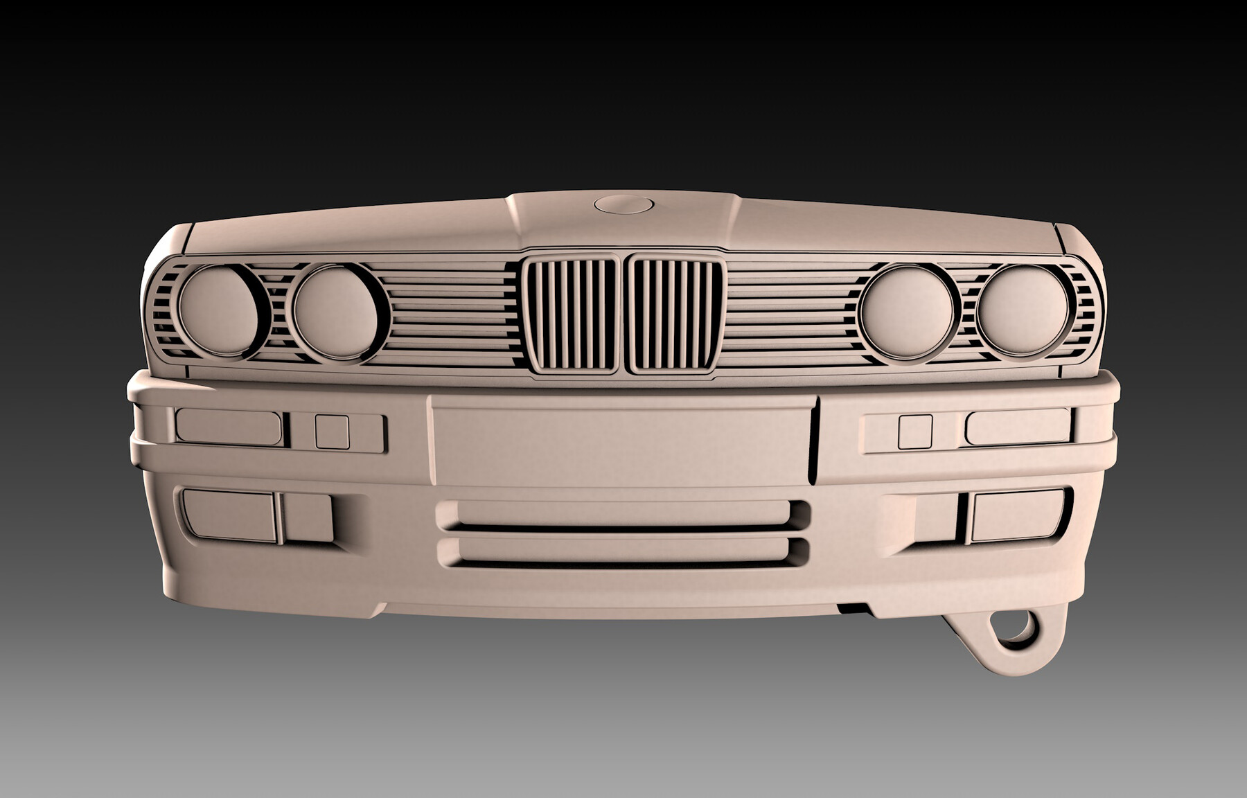 ArtStation - BMW e30 Mascot, Keychain, Keyring STL file 3D print. (v1 ...