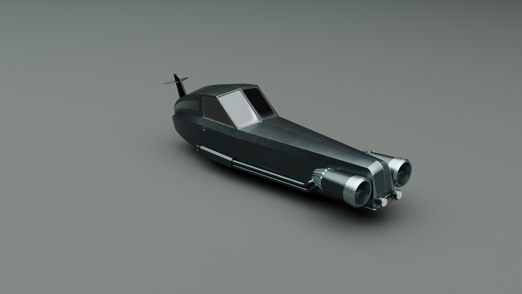 ArtStation - Retro-futuristic game ready car. | Game Assets