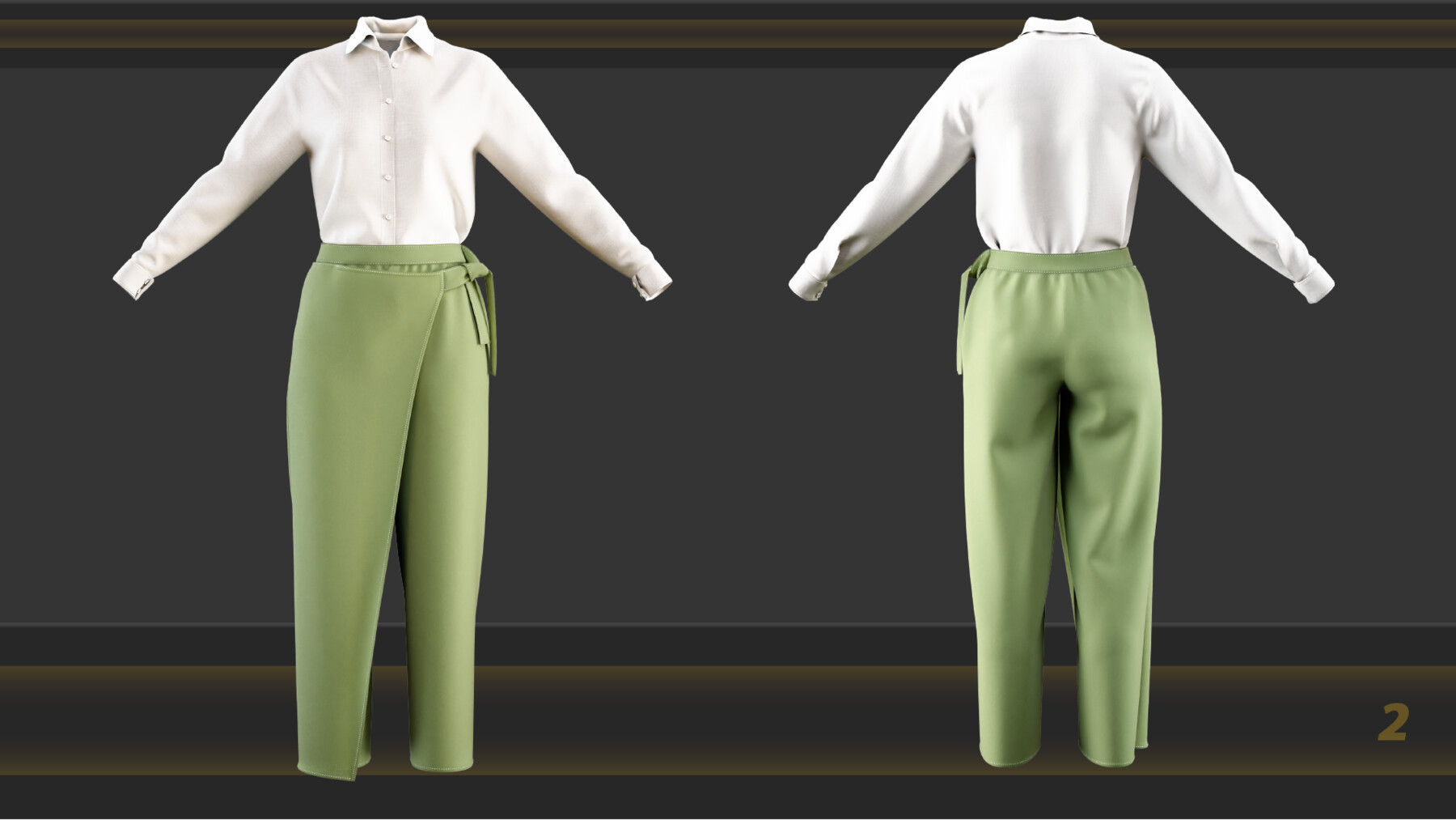 ArtStation - 5 SET OF CLOTHES (ZPRJ+OBJ+FBX) - VOL 02 | Game Assets