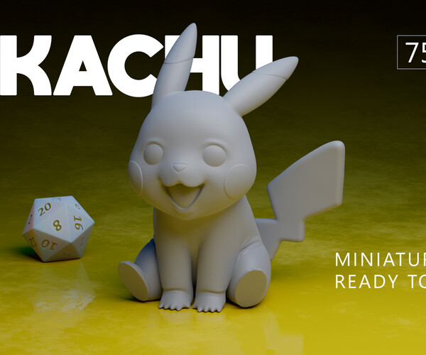 ArtStation - Pikachu - Pokémon - 3D Ready to Print | Resources