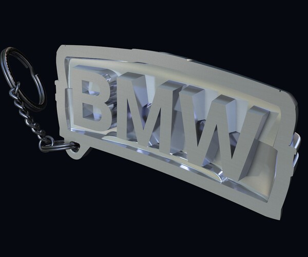 ArtStation - BMW e30 Mascot, Keychain, Keyring STL file 3D print. (v2 ...