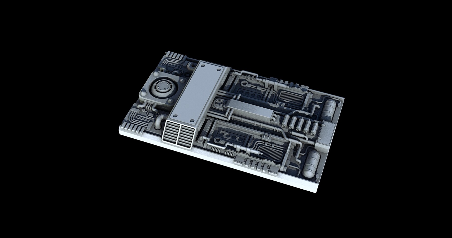 ArtStation - Sci-Fi KitBash and Props Pack (Part two) | Resources