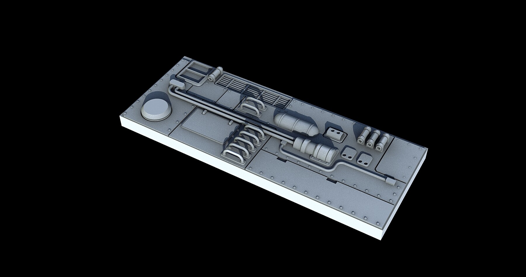 ArtStation - Sci-Fi KitBash and Props Pack (Part two) | Resources