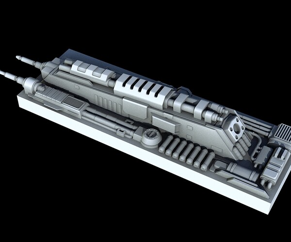 ArtStation - Sci-Fi KitBash and Props Pack (Part two) | Resources