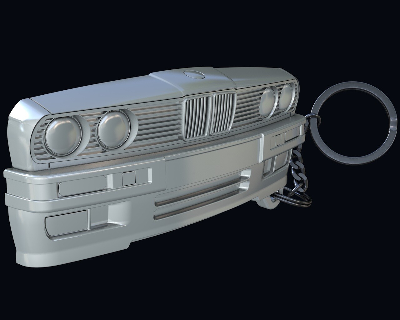 ArtStation - BMW e30 Mascot, Keychain, Keyring STL file 3D print. (v4 ...