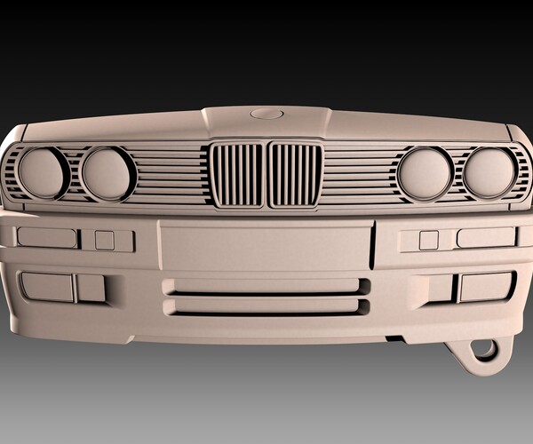 ArtStation - BMW e30 Mascot, Keychain, Keyring STL file 3D print. (v4 ...