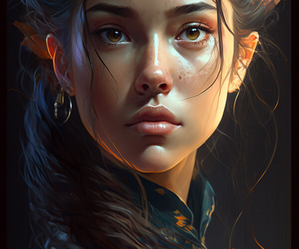 ArtStation - Beautiful woman: SERIES : LIMITED COLLECTION | Artworks