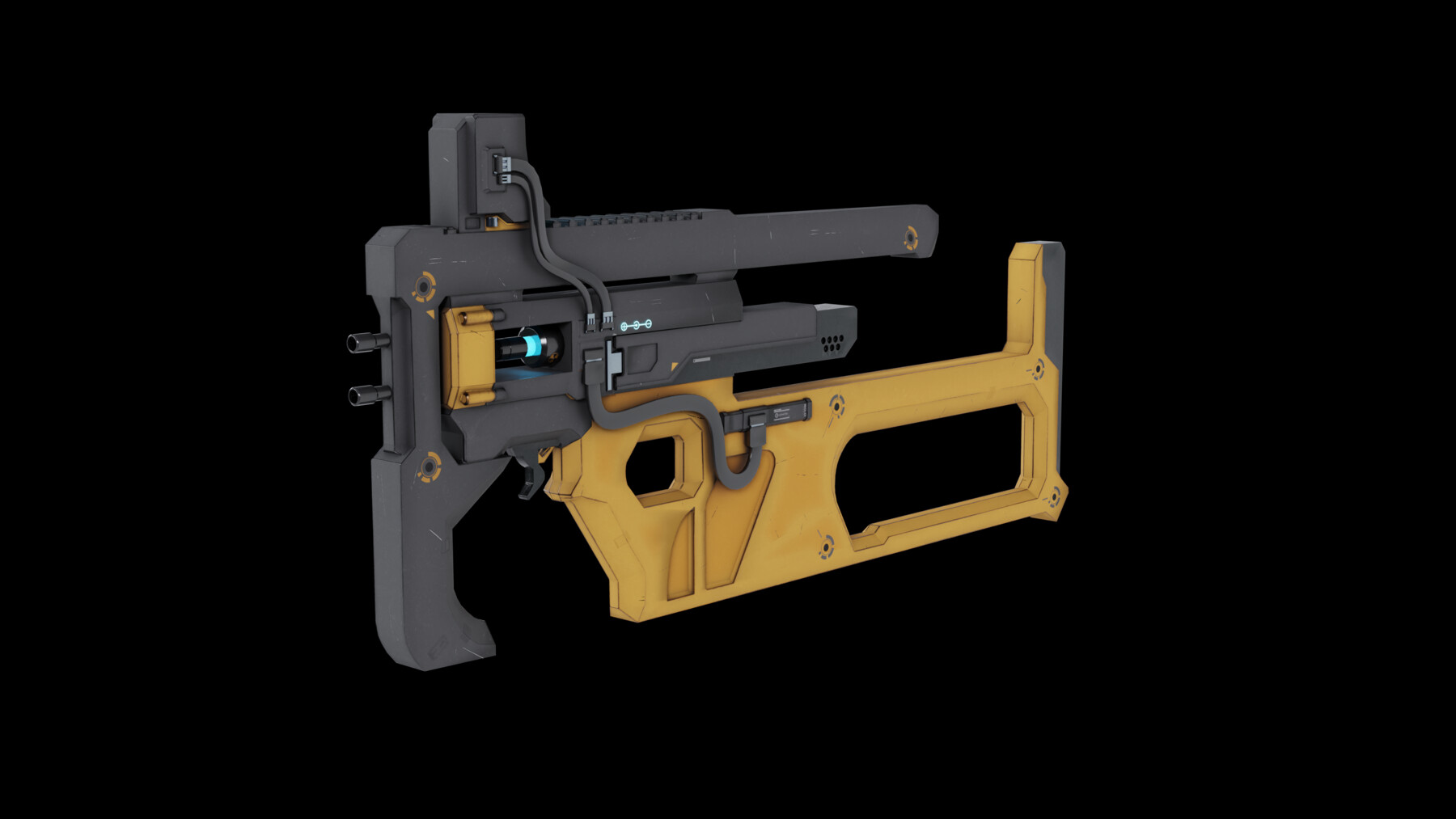 ArtStation - Sci-fi Rifle | Game Assets