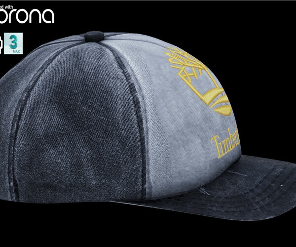 ArtStation - TIMBERLAND RETRO BASEBALL CAP Low-poly | Game Assets