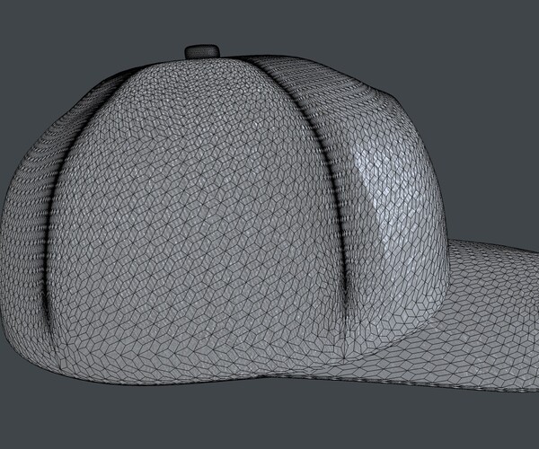 ArtStation - TIMBERLAND RETRO BASEBALL CAP Low-poly | Game Assets