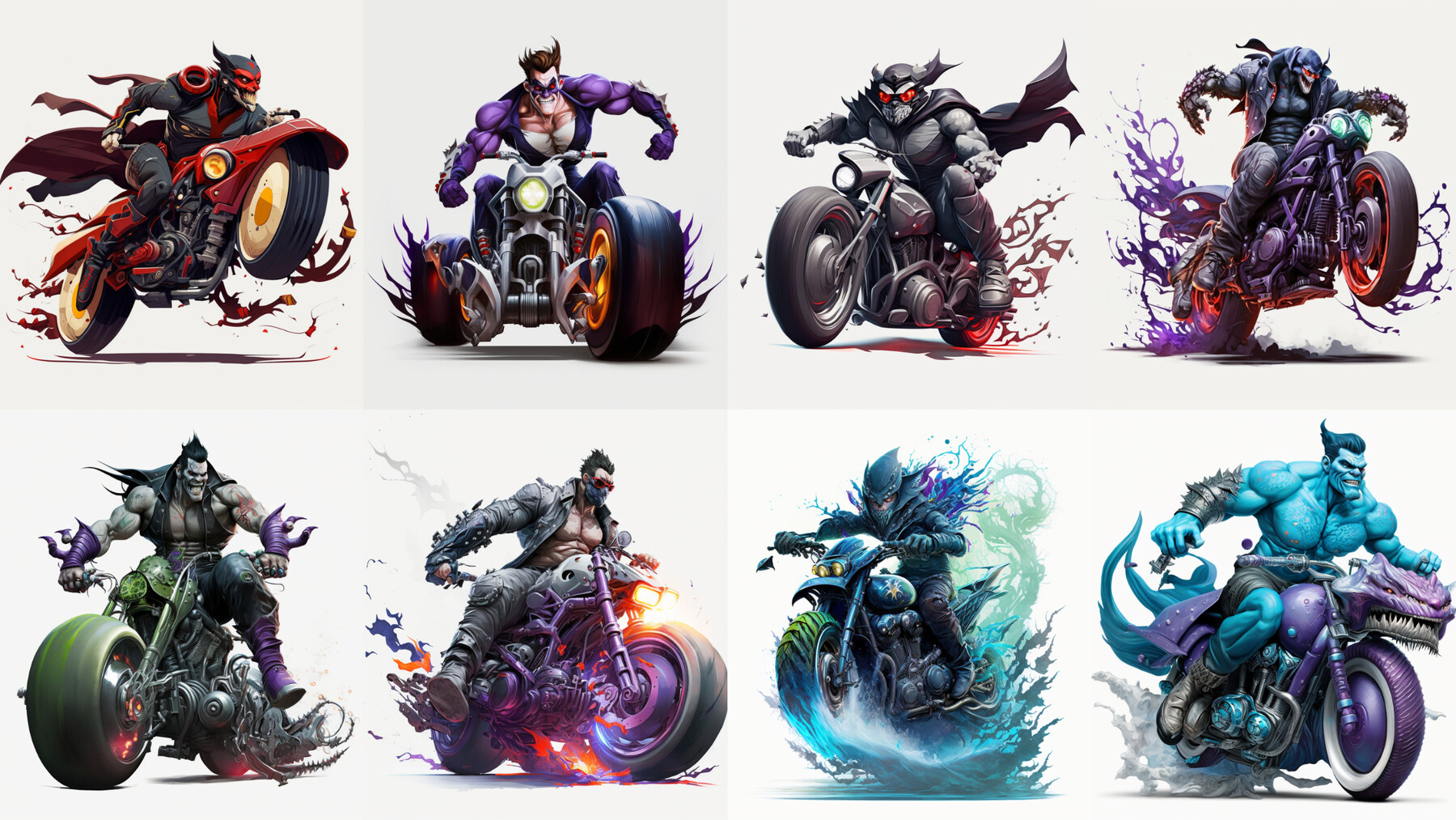 ArtStation - 100 Biker Beasts in 8K resolution | Artworks