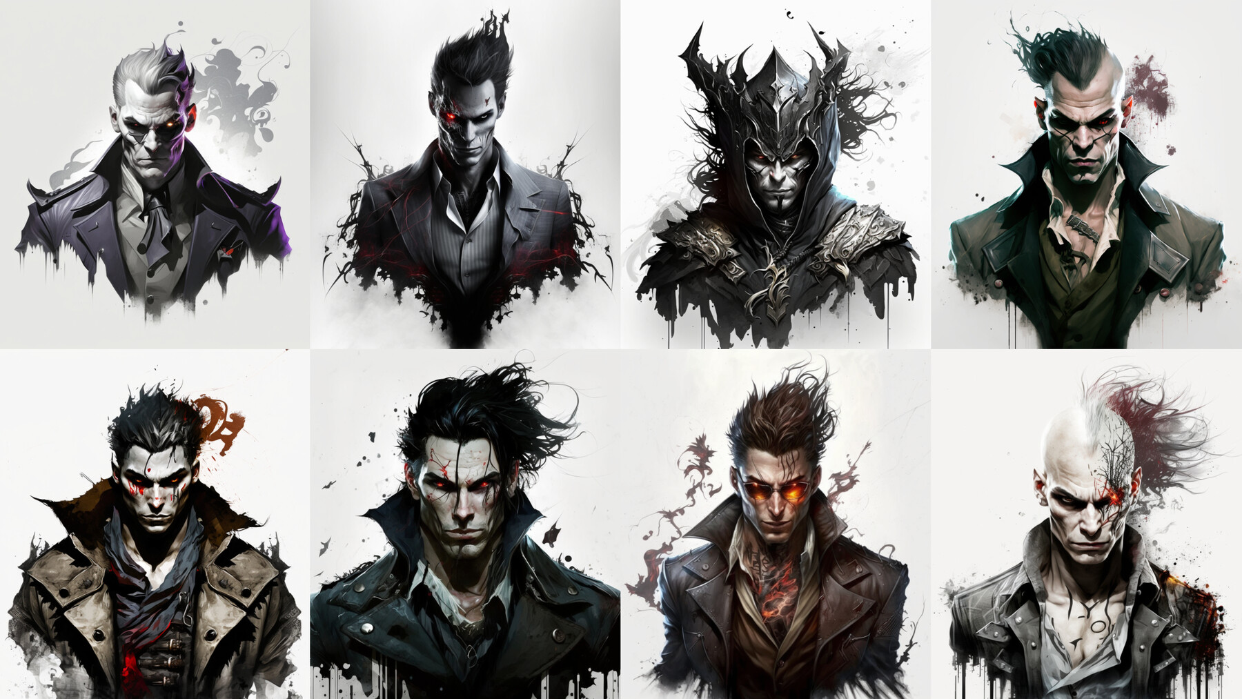 ArtStation - The White Side of Darkness - 100 Villains on Display ...