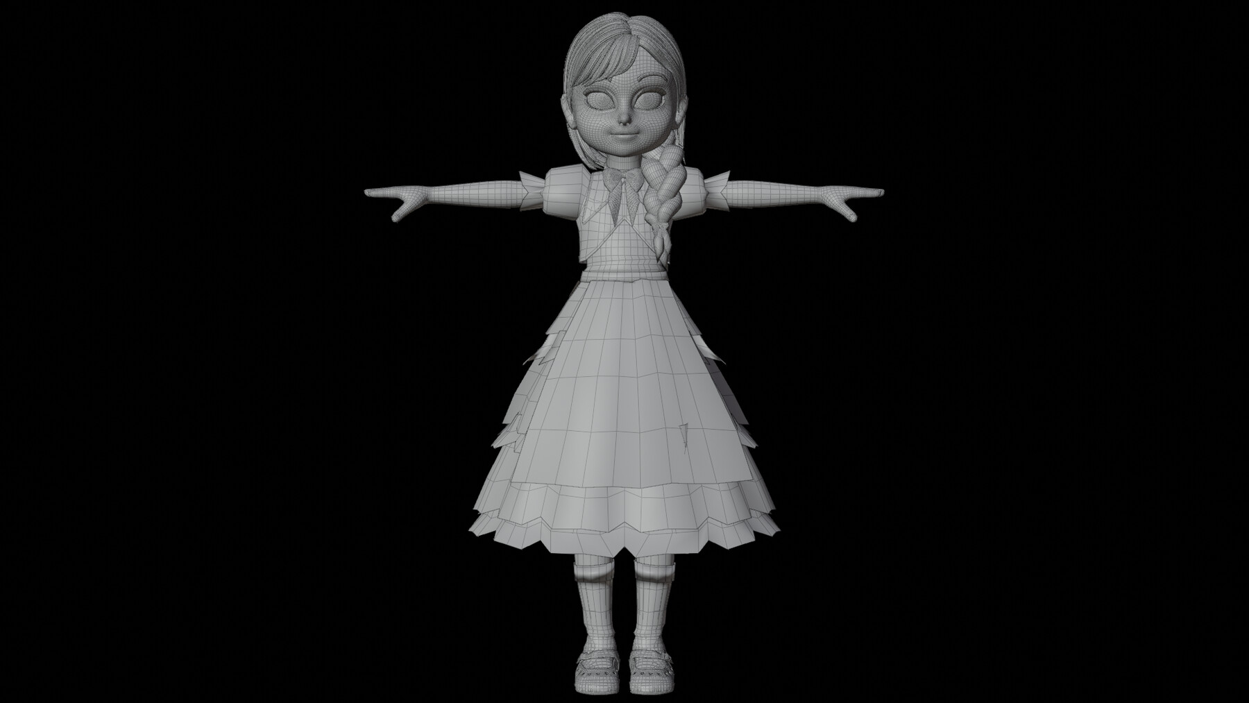 ArtStation - Little Girl - Fully Rigged | Game Assets