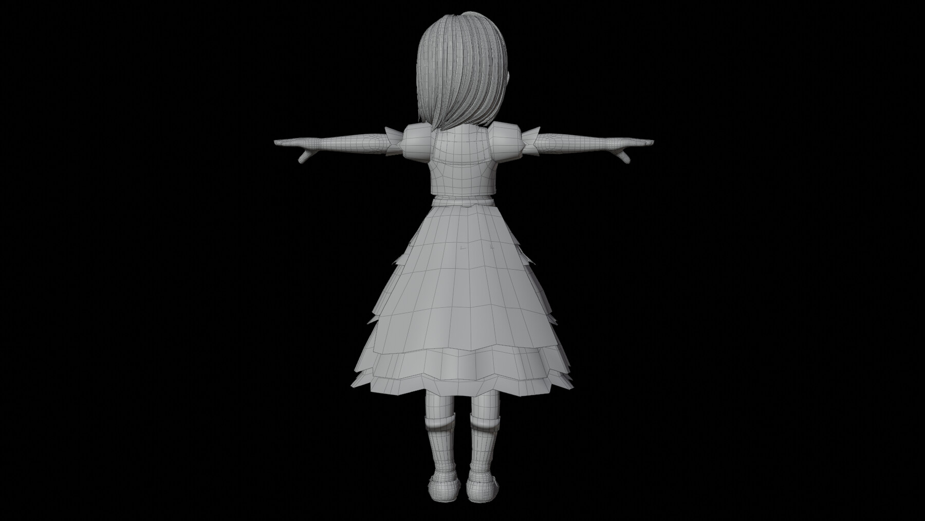 ArtStation - Little Girl - Fully Rigged | Game Assets