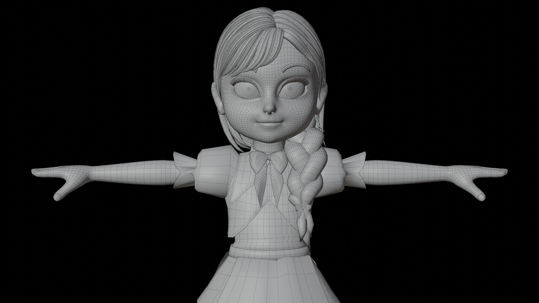 ArtStation - Little Girl - Fully Rigged | Game Assets