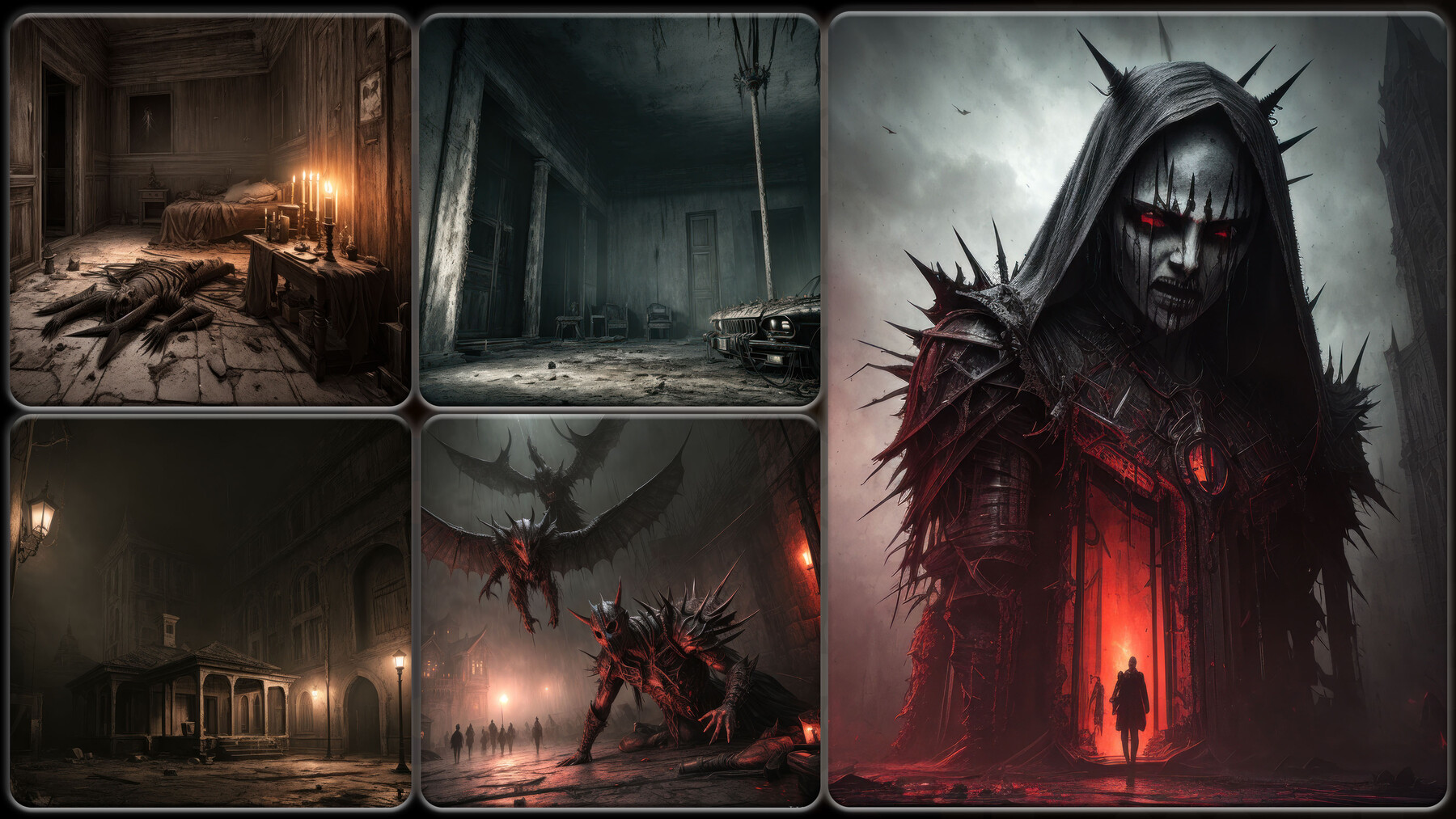 ArtStation - 400 Nightmare Reference Pack | 4K | v.1 | Artworks