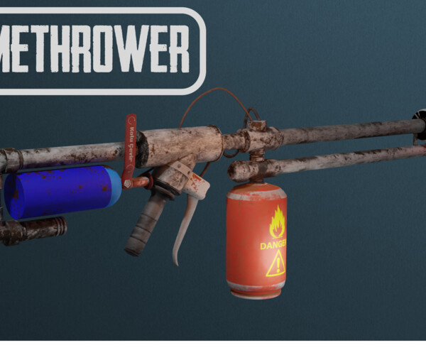 ArtStation - Flamethrower | Game Assets