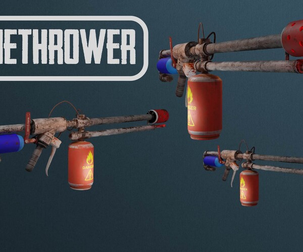 ArtStation - Flamethrower | Game Assets