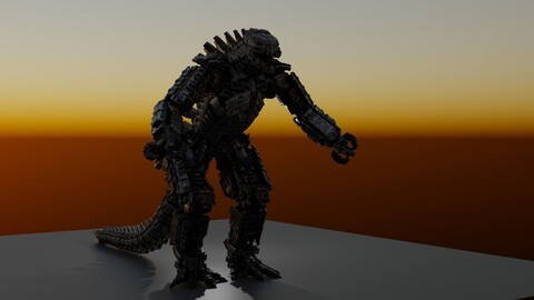 ArtStation - Mech zilla | Resources