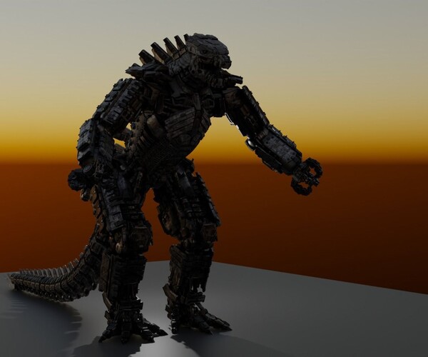 ArtStation - Mech zilla | Resources