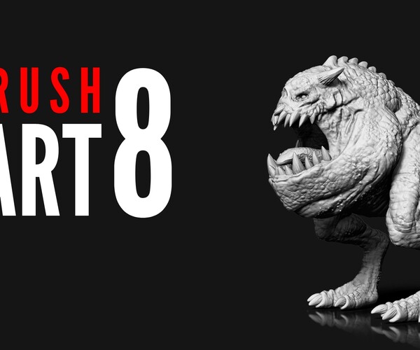 ArtStation - MLW_Creative - ZBRUSH Creature Sculpting FULL TUTORIAL | Tutorials