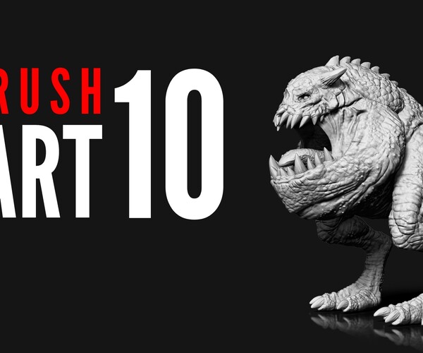 ArtStation - MLW_Creative - ZBRUSH Creature Sculpting FULL TUTORIAL | Tutorials