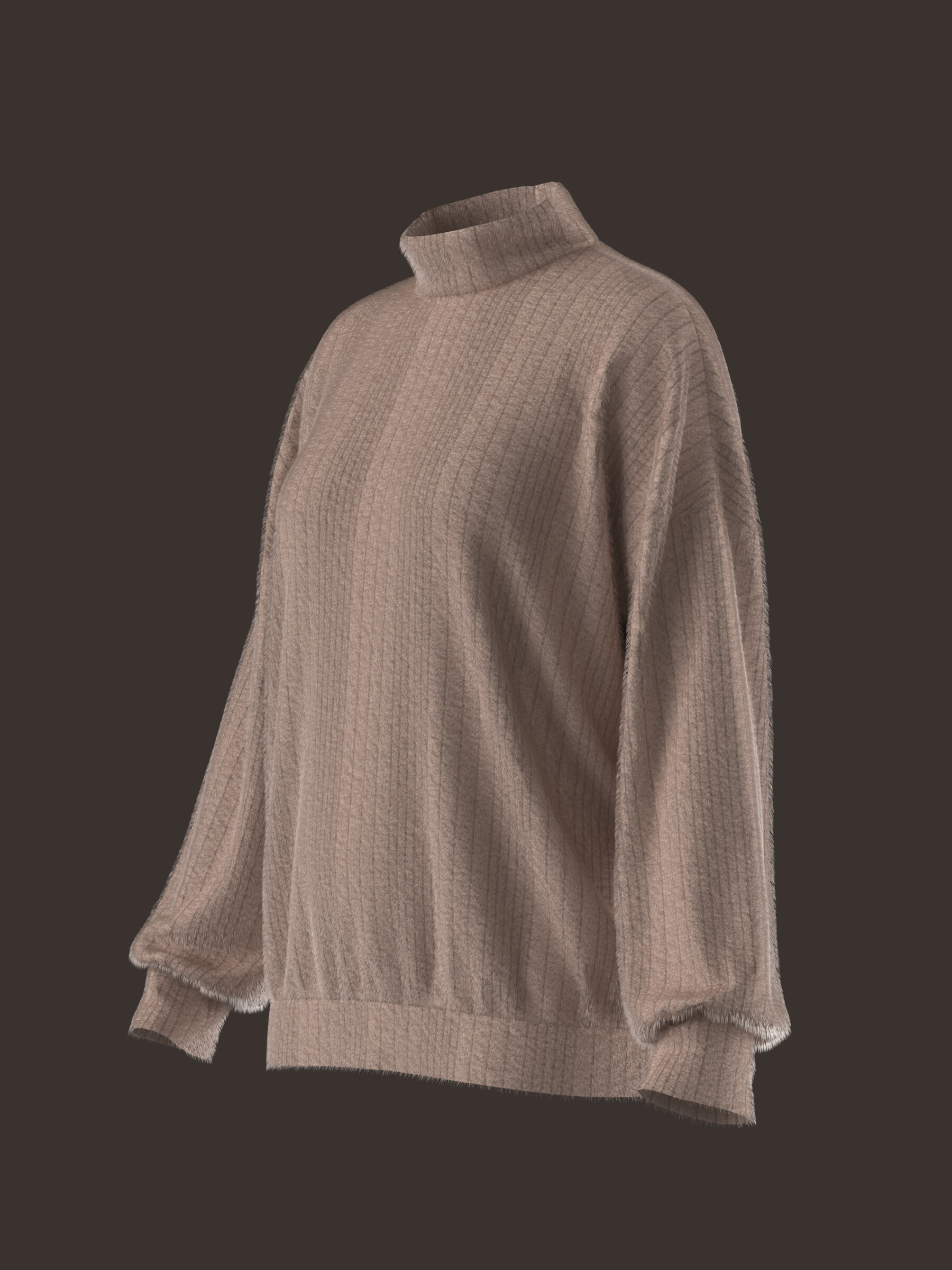 ArtStation - 3D BEIGE SWEATER / WOMEN | Resources