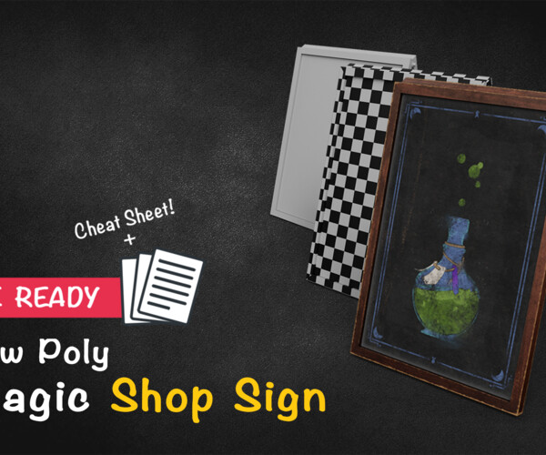ArtStation - Tutorial: Magic Shop Sign | Tutorials