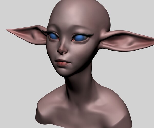 ArtStation - Stylized Elf Head B | Resources