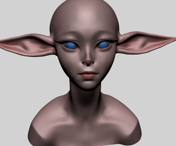 ArtStation - Stylized Elf Head B | Resources