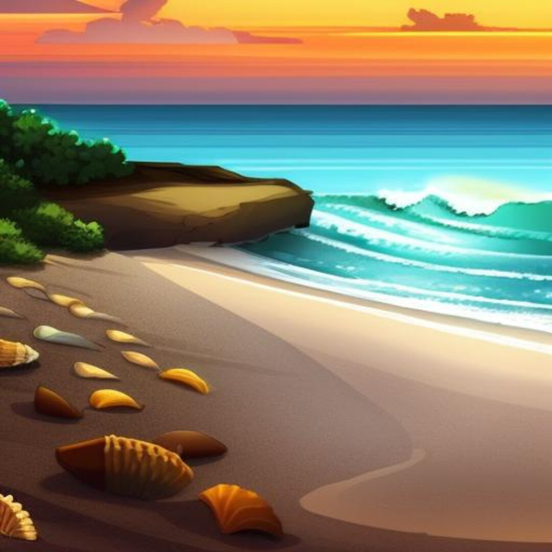 ArtStation - Seashells on Beach - Concept 1 | Artworks