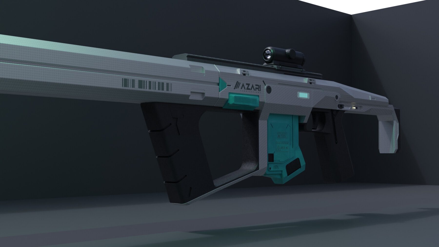 ArtStation - Quality 3D Sci-Fi Power Quad Rifle | Game Assets