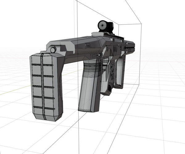 ArtStation - Quality 3D Sci-Fi Power Quad Rifle | Game Assets