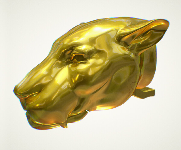ArtStation - Lion Head Mascot, Keychain, Keyring With Moveable Jaw STL ...