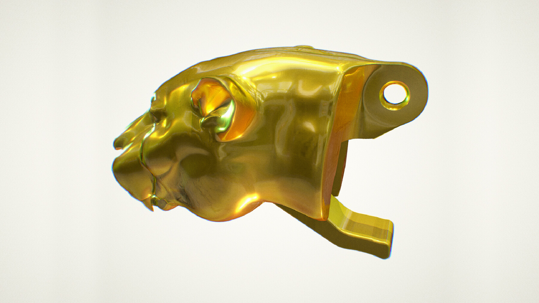 ArtStation - Lion Head Mascot, Keychain, Keyring With Moveable Jaw STL ...