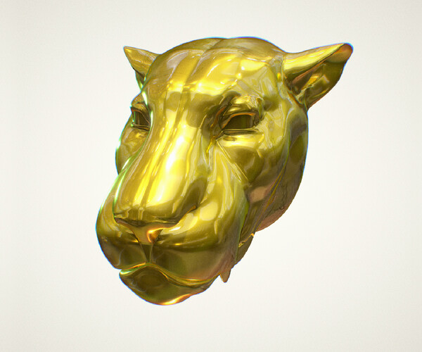 ArtStation - Lion Head Mascot, Keychain, Keyring With Moveable Jaw STL ...