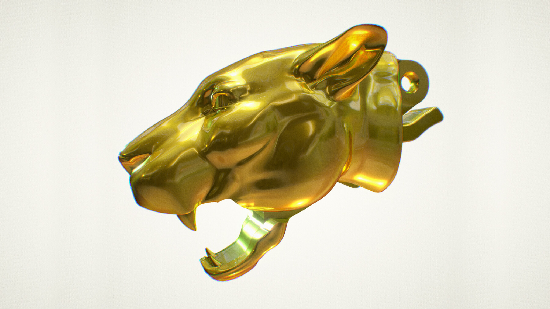 ArtStation - Lion Head Mascot, Keychain, Keyring With Moveable Jaw STL ...