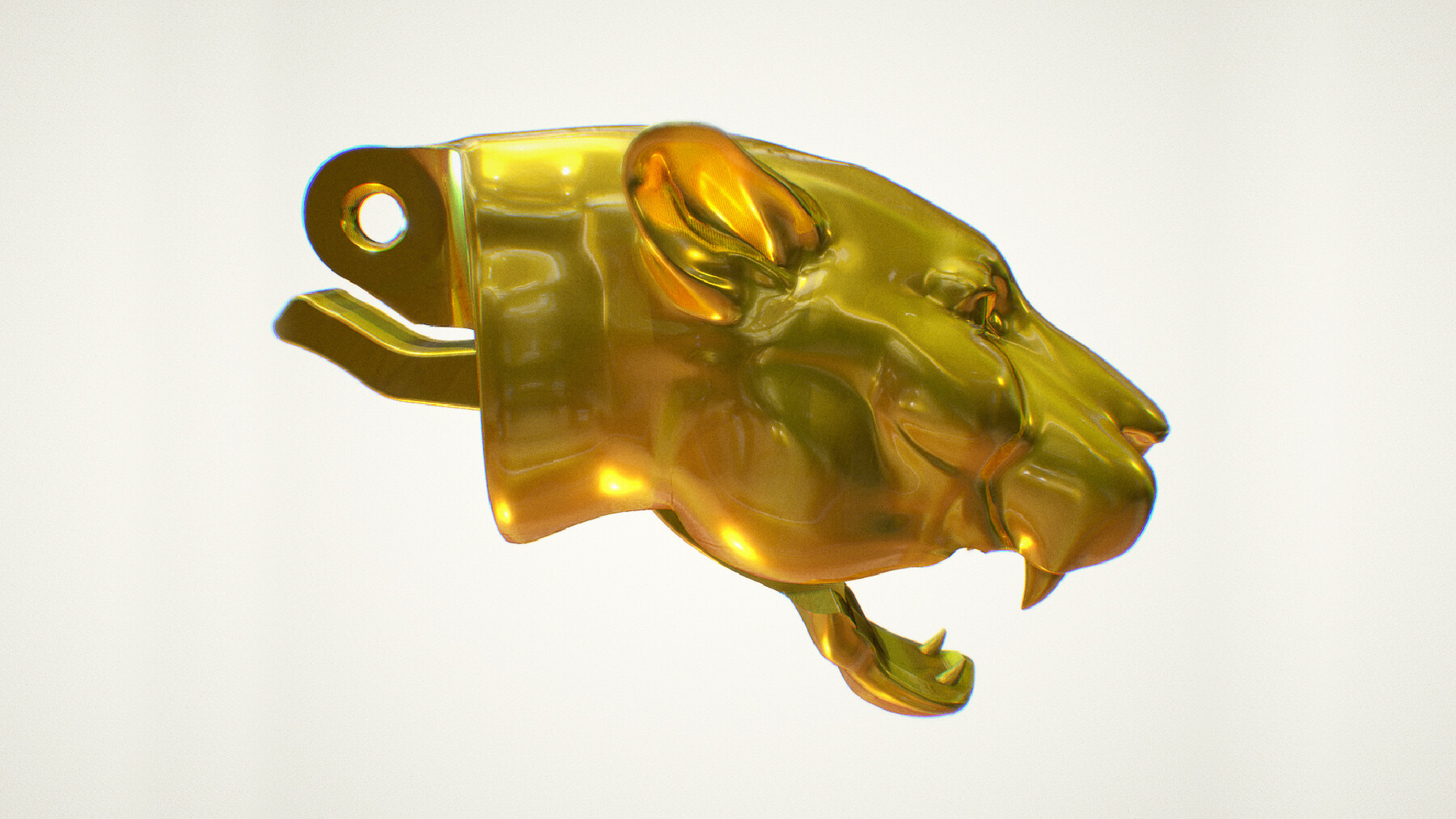 ArtStation - Lion Head Mascot, Keychain, Keyring With Moveable Jaw STL ...
