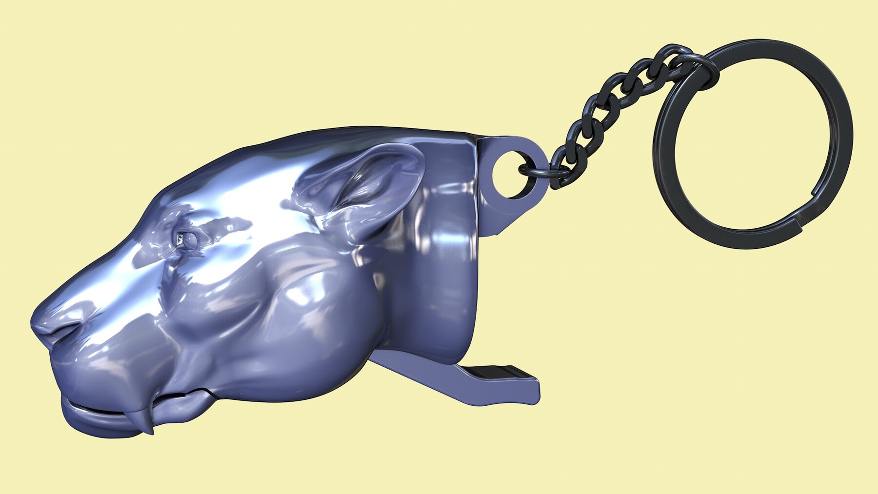 ArtStation - Lion Head Mascot, Keychain, Keyring With Moveable Jaw STL ...