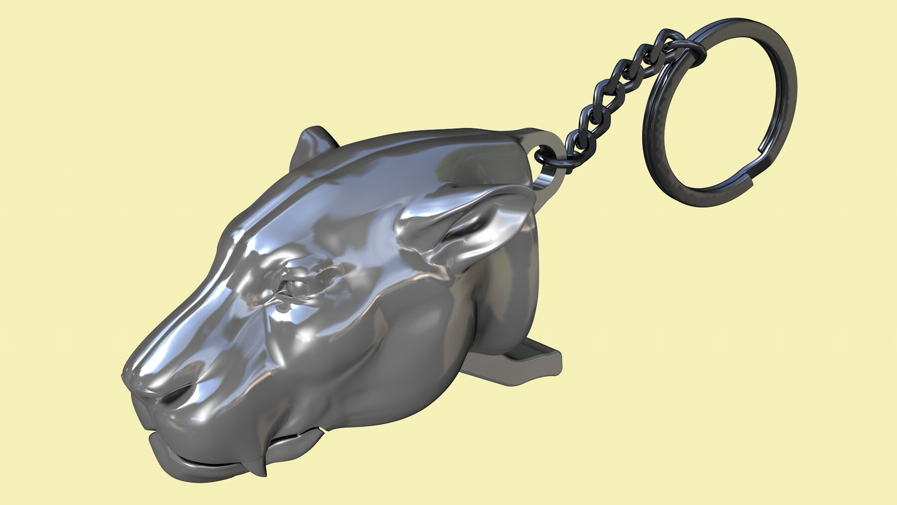 ArtStation - Lion Head Mascot, Keychain, Keyring With Moveable Jaw STL ...