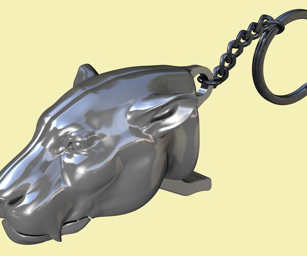 ArtStation - Lion Head Mascot, Keychain, Keyring With Moveable Jaw STL ...