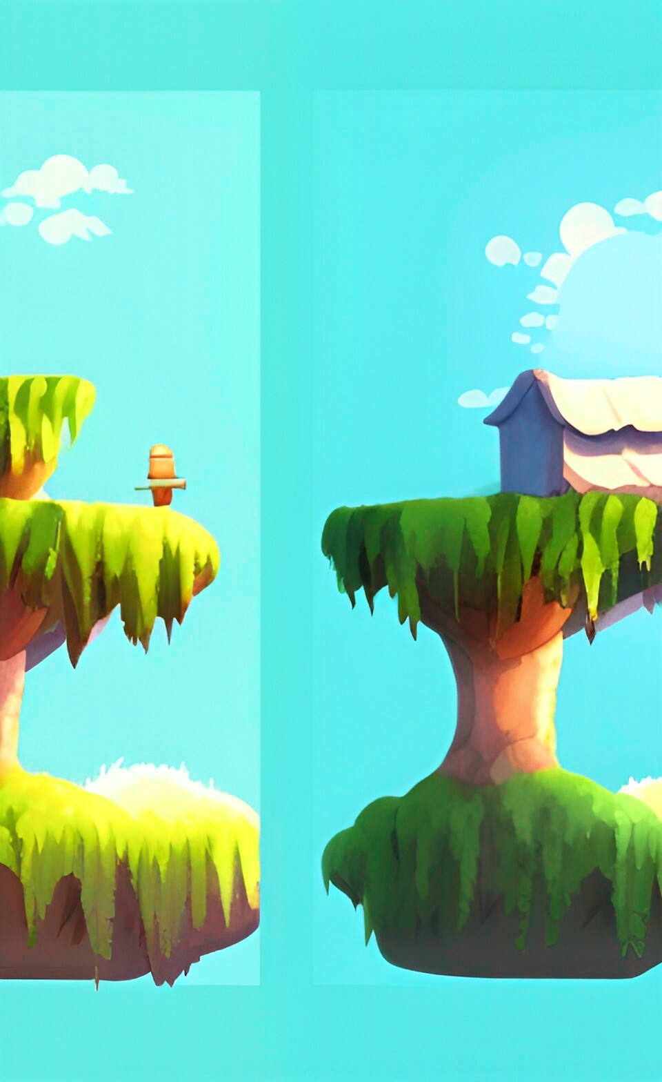 ArtStation - assets for side-scrolling platformer game minimalist 18640 ...